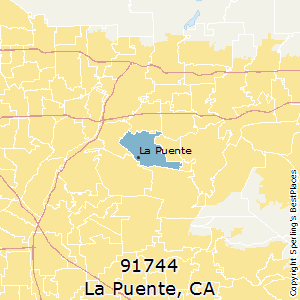 La Puente Zip Code Map - Oconto County Plat Map